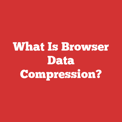 What Is Browser Data Compression?