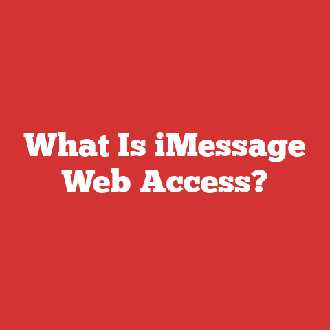 What Is Imessage Web Access?